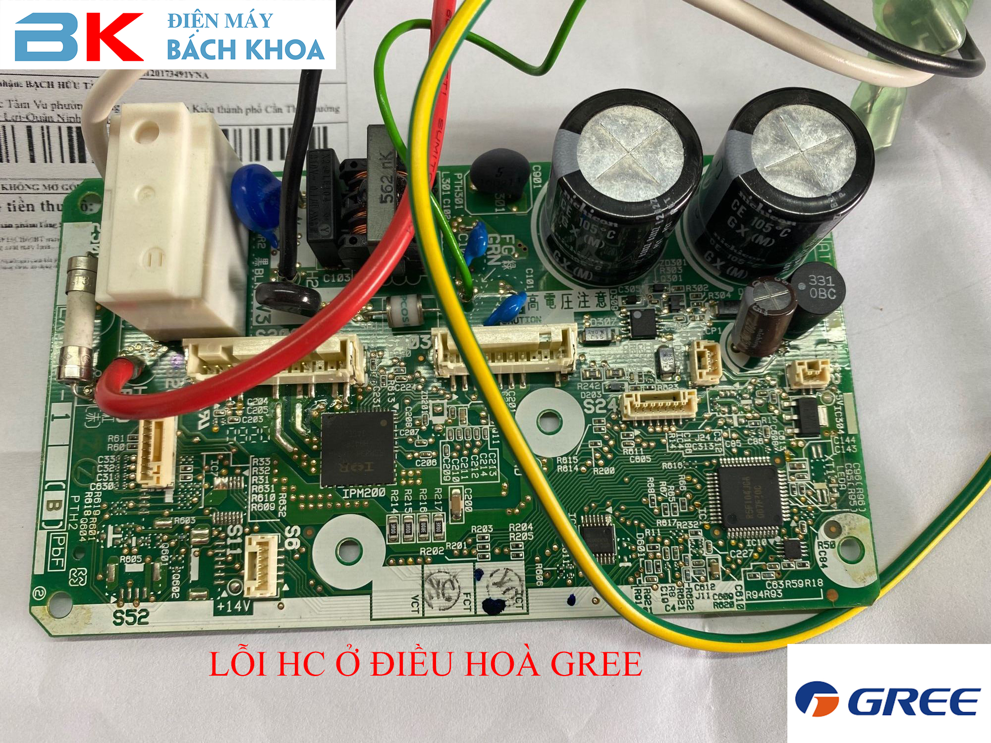Điều hoà Gree báo lỗi HC, lỗi HC của điều hoà Gree